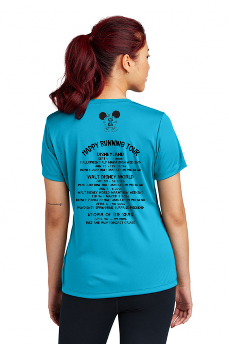 Rise And Run 2025-2026 Happy Running Tour Race Shirt- Fitted Atomic ...